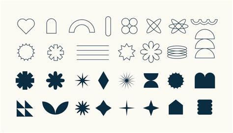 Shape Set Collection Vector Art Icons And Graphics For Free Download