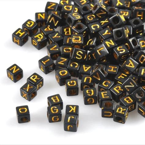 Huruf Manik Alphabet Bead Cube Mdc Malaysia Seller Shop 9colour For