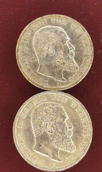 Germany Empire Wilhelm Ii 3 Mark 1910 1914 F No Reserve Price