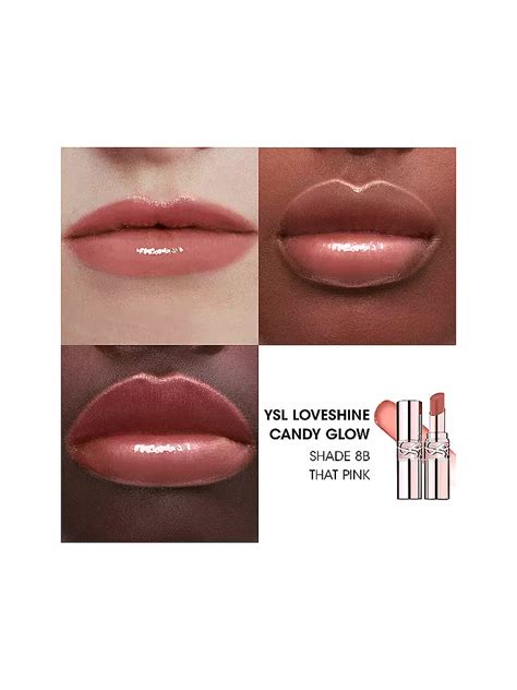 Yves Saint Laurent Lippenstift Loveshine Candy Glow Balm 8b Naked