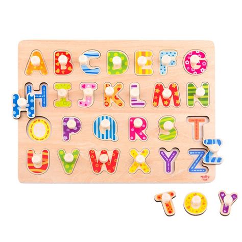 Tooky Toy Drvena Slagalica Abeceda Tintilinic Ba