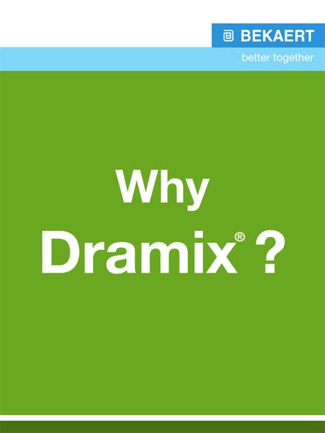 Why Dramix Pdf Concrete Steel