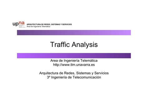 Pdf De Programación Traffic Analysis