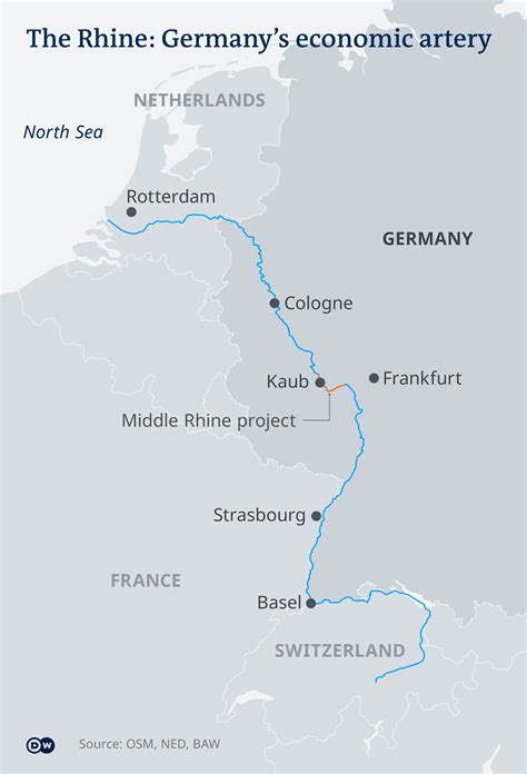 Rhine River Map Location