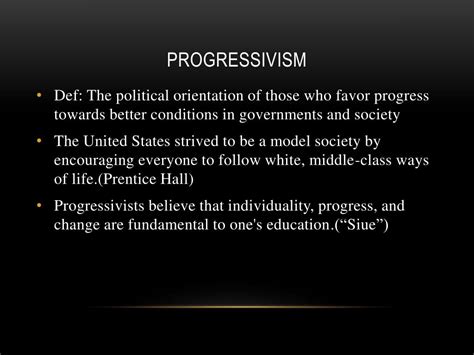 Ppt Contradictions Of Progressivism Powerpoint Presentation Free Download Id1894789