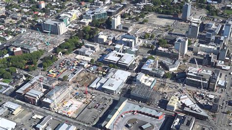 Christchurch Cbd Aerial View January 2016 Youtube