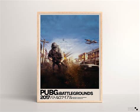 Pubgbattlegrounds Poster Physical Print Game Wall Art Poster Art