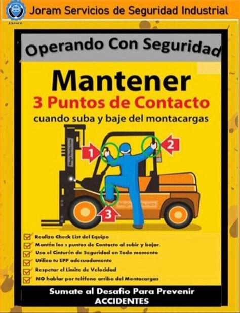 Regla De Los 3 Puntos De Apoyo Contacto A Subir O Bajar De Un