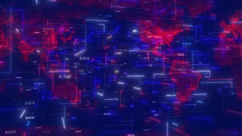 Red World Map Cg Animation Free Stock Video Footage Download Clips