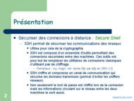PDF SSH Secure SHell Cours Et Formation Gratuit