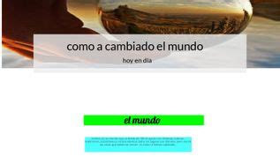 Como A Cambiado El Mundo On Emaze