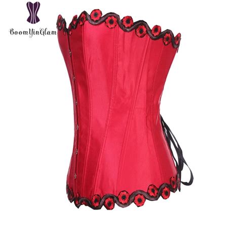Corset Rojo Satinado Lenceriatop