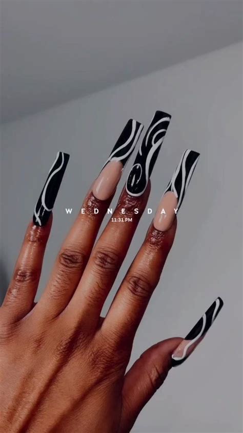 Nail Art Ideas Cute Long Nails With Design Baddie Nails Long