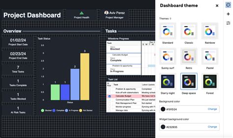 New Dashboard Color Themes Smartsheet Community