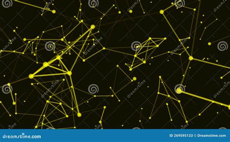 Glowing Plexus Geometric Background Connecting Dots As Plexus Stock Illustration Illustration