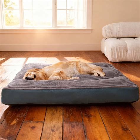 Lhnft Extra Large Dog Bed Washable Pet Mattress Thick Warm Cozy Cushion