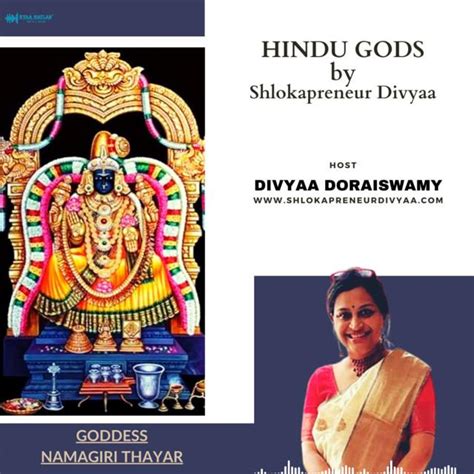 Episode 7 Goddess Namagiri Thayar Hindu Gods By Shlokapreneur