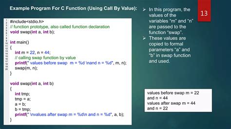 Presentation On Function In C Programming Pptx Web Development Internet