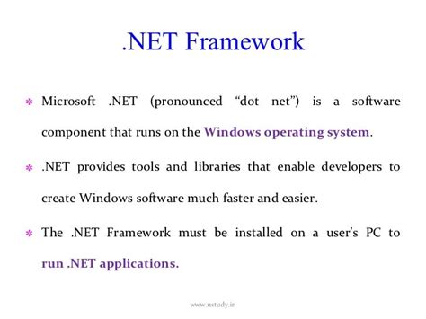 Architecture Of Net Framework