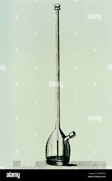 Galileo´s Thermoscope An Early Form Of Thermometer Illustration Stock