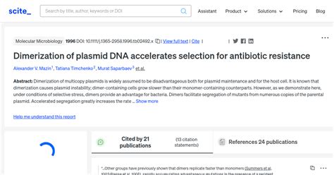 Dimerization Of Plasmid Dna Accelerates Selection For Antibiotic Resistance