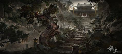 黑神话：悟空 场景原画设定 小红书