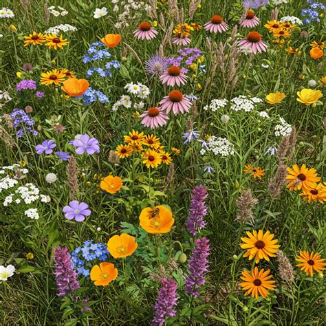 Bee Feed Wildflower Seed Mix Bulk Wildflower Seeds For Pollinators