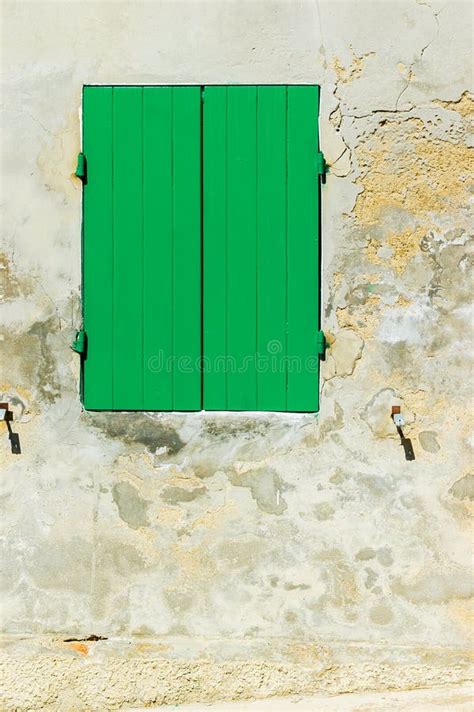 Green Shutter Stock Image Image Of Wall Italy Front 52694251