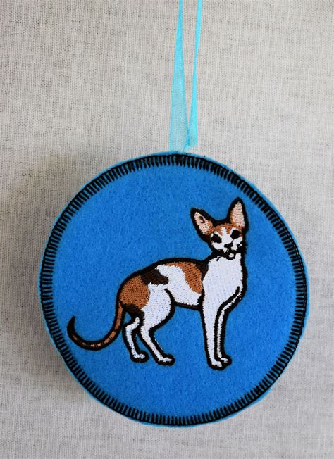 Devon Rex Cat Ornament Etsy