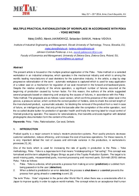 Pdf Multiple Practical Rationalization Of Workplace In Accordance