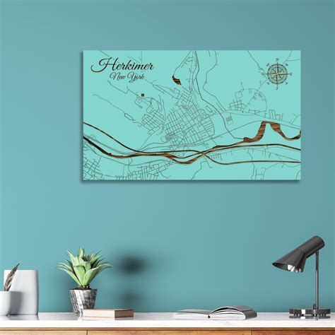 Herkimer New York Street Map