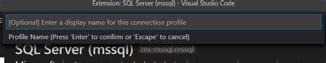 Vscode插件 Sql Server 连接 Microsoft Server Sqlvscode Mvc Connect Sql