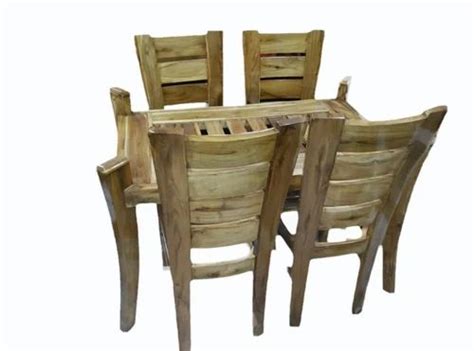 Glass Rectangular 4 Seater Dining Table Set At ₹ 30000set In