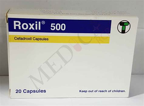 Medica Rcp Roxil Capsules Indications Side Effects Composition Route All Price