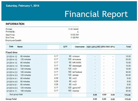 Financial Statements Excel Template Elegant 5 Financial Report