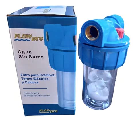 Filtro Purificador De Agua Para Toda La Casa 1 Pulgada Azul Cuotas