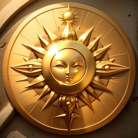 Símbolo Do Sol Foto Premium