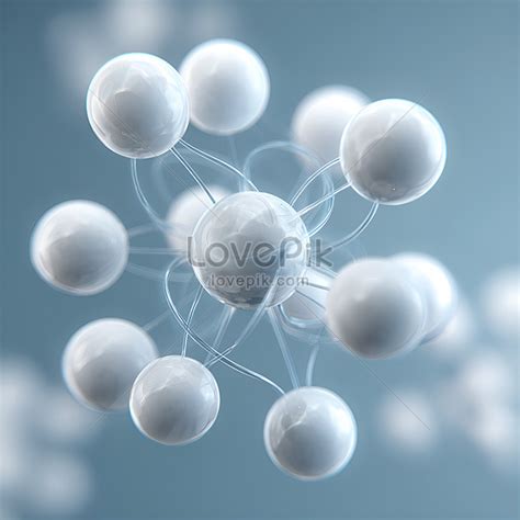 Schematic Diagram Of Cell Molecular Structure Connection Creative Imagepicture Free Download