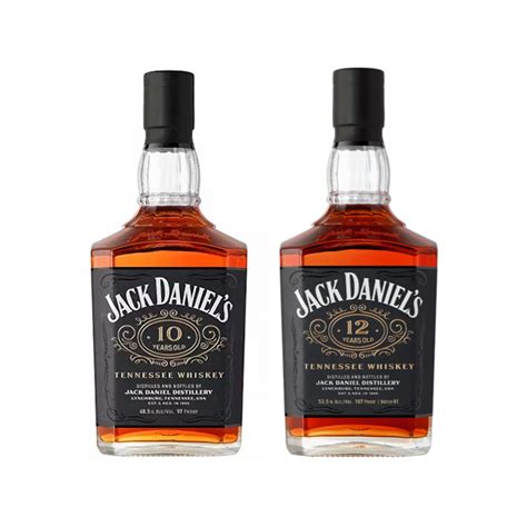 Jack Daniels 10 And 12 Year Old Whiskey Bundle Wooden Cork