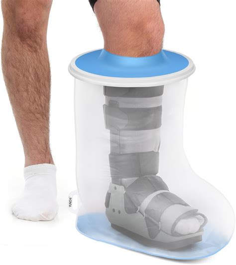Yunchi Waterproof Extra Wide Leg Cast Cover For Shower