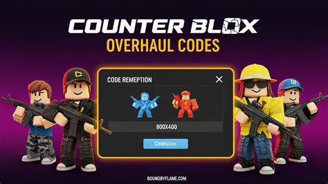 Counter Blox Overhaul Codes March 2026 3 New Codes Available