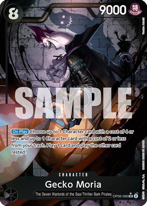 Optcg Products [op06 086 P1] Gecko Moria Parallel