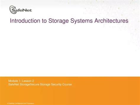 PPT Introduction To Storage Systems Architectures PowerPoint Presentation ID 2060924