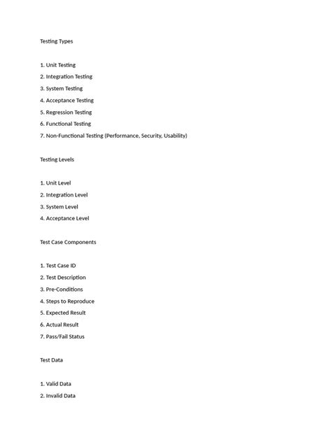 My Testing Types Pdf