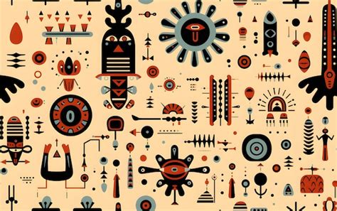 Premium Ai Image African Ivory Pattern Extreme Details Indigenous