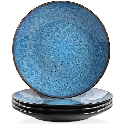 Reactive Glaze Plates Artisan Dinnerware