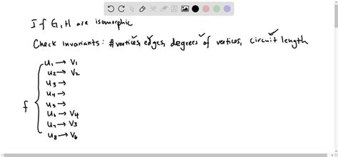use paths either to show that these graphs are not isomorphic or to