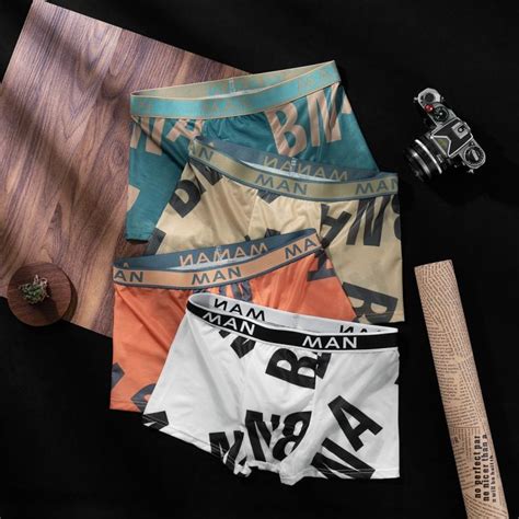 Bxp10 4pcs Celana Dalam Pria Boxer Pria Bundling 4 Pcs Cancut Cd
