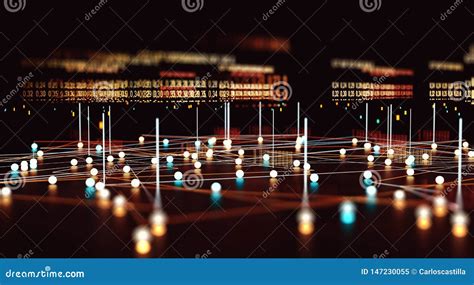 Big Data Volume Concept Illustration Information Age With Large Data