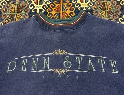 Vintage 90s Penn State Nittany Lions Crewneck Sweatshirt Sz Xl Usa Made